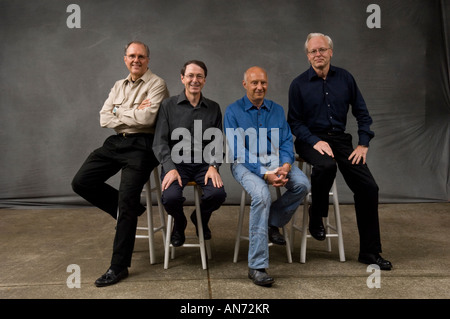 June 14 2006 Microsoft senior leadership team photographed at a ...