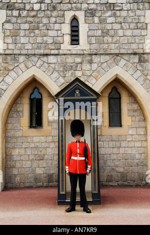 British soldier standing sentry in a trench, WW1 Stock Photo - Alamy