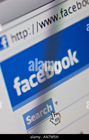 facebook website social network community Stock Photo - Alamy