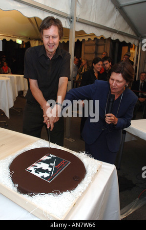 THIRD MAN FILM BOOK LAUNCH VIENNA BARBARA TIMMERMANN HOLDING THE SACHER ...