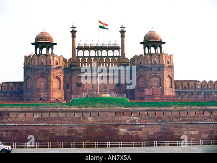 The Red Fort built by the Moghul emperor Akbar Old Delhi Delhi India ...