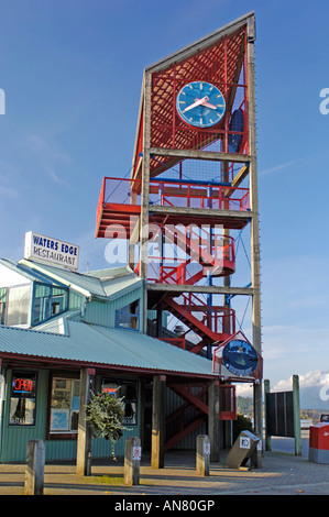 The Alberni Harbour Quay Clock Tower Port Alberni Vancouver Island ...