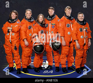 Space Shuttle astronauts. Astronauts Pamela Melroy (left), Koichi ...
