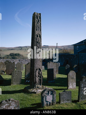 Bewcastle Cross at Bewcastle, Cumbria Stock Photo - Alamy