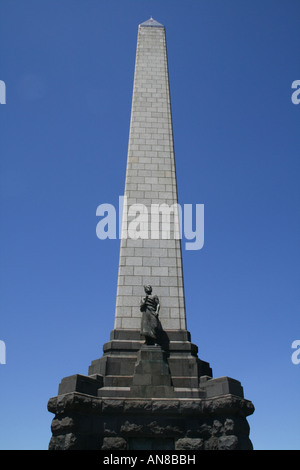 One Tree Hill (Maungakiekie) and obelisk memorial. Auckland, North ...