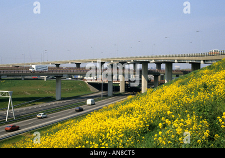 Netherlands Holland National highway Amsterdam the Hague and Rotterdam ...