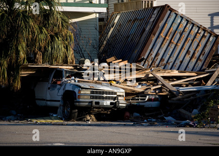 Damage caused by Hurricane Katrina Slidell Louisiana On the shore of ...