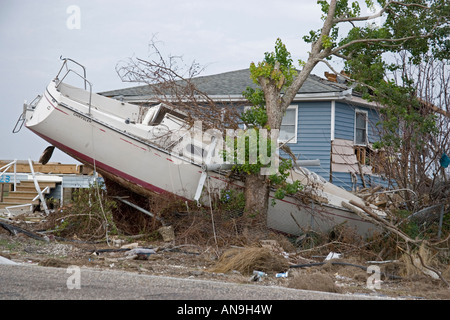 Damage caused by Hurricane Katrina Slidell Louisiana On the shore of ...