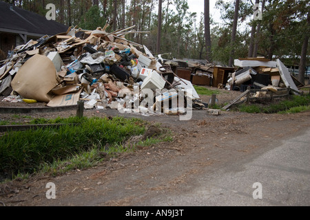 Damage caused by Hurricane Katrina Slidell Louisiana On the shore of ...