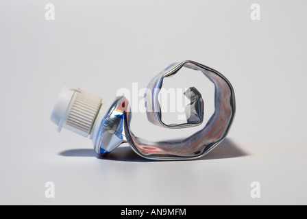 Empty toothpaste tube Stock Photo - Alamy