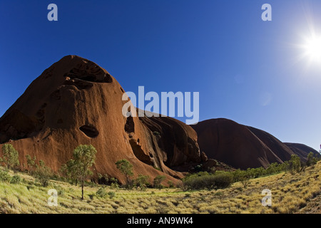 Erosion pattern Uluru Ayers Rock UNESCO World heritage Site Northern ...