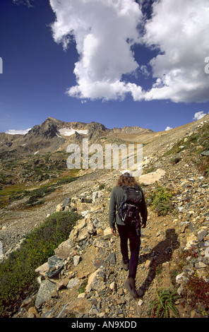 Hiking trail in the Indian Peaks Wilderness, Colorado Stock Photo - Alamy