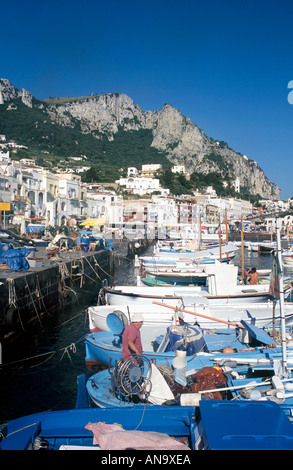 Capri Island Port - Italy Stock Photo - Alamy