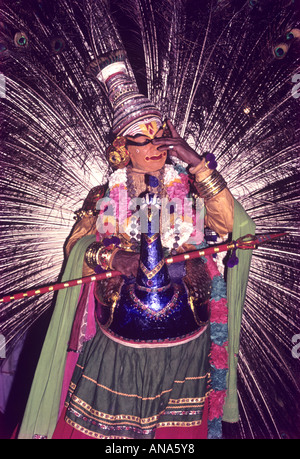 MAYILATTAM A TRADITIONAL DANCEFORM OF KERALA Stock Photo - Alamy