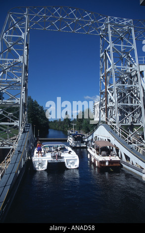 Kirkfield Lift Lock, Trent-Severn Waterway, Ontario, Canada Stock Photo ...