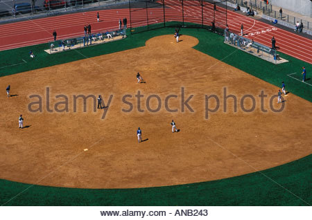 Aerial View Of Baseball Diamond Playing Field Stock Photo: 86896231 - Alamy