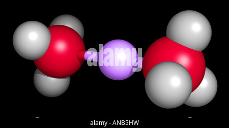 Dimethylmercury Molecule Hg(Ch3)2 Stock Photo - Alamy
