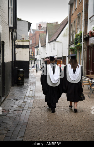 Graduates make their way to the graduation ceremony, University of ...