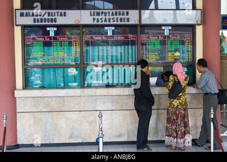 INDONESIA, Java, railway station Surabaya, Indonesian railways Stock ...
