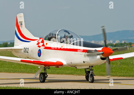 Croatian Air Force Pilatus PC-9 trainer plane Stock Photo - Alamy