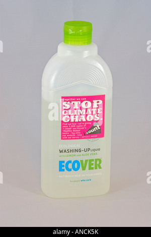 Ecover, ecological washing up liquid in a bottle Stock Photo - Alamy