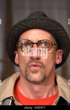 An actor experimenting with facial expressions Stock Photo - Alamy
