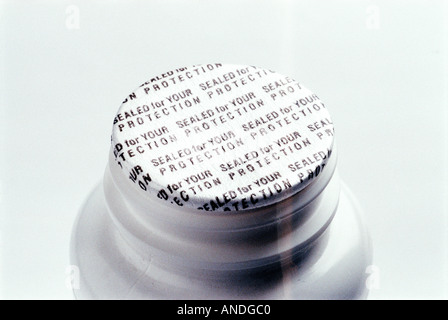 seal broken protection protect consume consumer drug medicine pill ...
