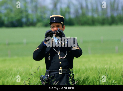 French Police on duty Stock Photo - Alamy