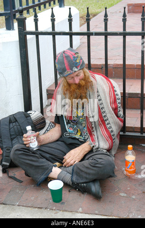 Key West Florida FL Homeless Male Stock Photo - Alamy
