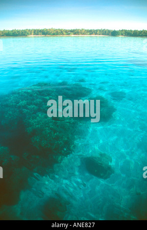 Coral reef and island Mili Marshall Islands N Pacific Stock Photo - Alamy