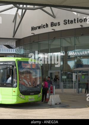 NEW BUS STATION SURREY STREET NORWICH NORFOLK EAST ANGLIA ENGLAND UK ...