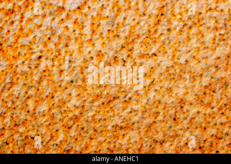 Pitted effect of rust on sheet of metal Stock Photo - Alamy