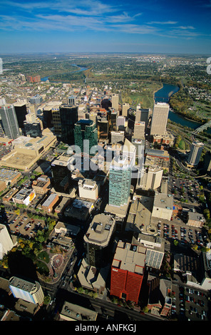 Aerial image of Edmonton, Alberta, Canada Stock Photo - Alamy