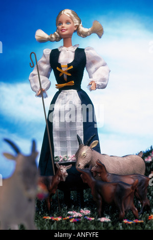 Barbie dolls as the horoscope star sign Leo Stock Photo - Alamy