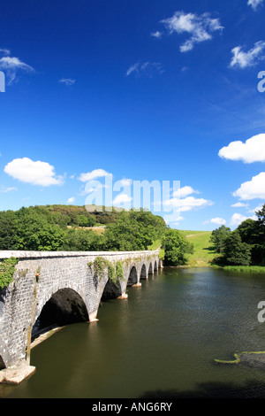 Eight Arch Bridge Bosherston Lily Ponds Stock Photo - Alamy