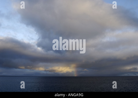 Sunrise Galapagos Islands Gardner Bay Isla Gardner Stock Photo - Alamy