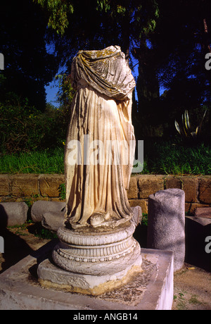 Ancient Roman statue, Carthage National Museum, Tunis, Tunisia Stock ...