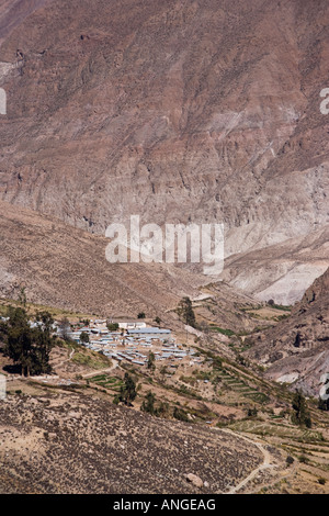 Village of Socoroma Chile in the Andean foothills Stock Photo - Alamy