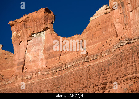 The striking red rock formations of Sedona, as seen from Interstate 17 ...