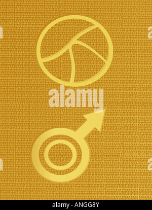 a couple of alien crop circles in a farm field Stock Photo - Alamy