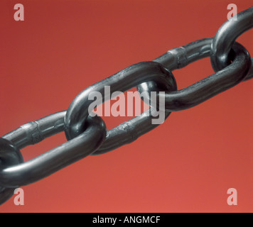 Links of chain Stock Photo - Alamy