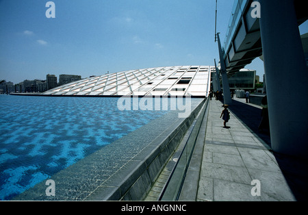 ALEXANDRIA LIBRARY, SNOHETTA, ALEXANDRIA, EGYPT Stock Photo - Alamy
