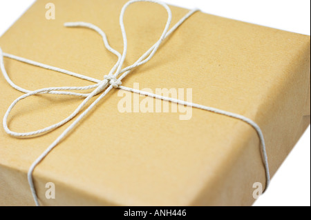 Plain Brown Parcel Cutout Stock Photo - Alamy