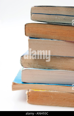 pile of books for backgrounds Stock Photo - Alamy