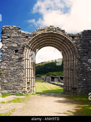 Ruins of Strata Florida Cistercian Abbey Stock Photo - Alamy