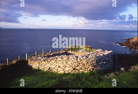 Dunbeg Fort, an Iron-age promontory fort on the Slea Head Drive, Dingle ...