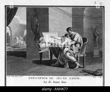Cato, Marcus Porcius, the Elder, 234 - 149 BC, Roman politician, consul ...