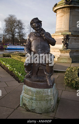 Falstaff statue, Gower Memorial, Stratford-upon-Avon, Warwickshire UK ...