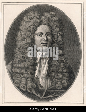 Daniel Defoe, 1661 - 1731, an English dealer, writer and journalist ...