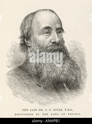 James Prescott Joule, 1818-1889, Physicist, Brewer Stock Photo - Alamy